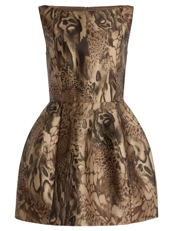 DE LA VALI Pampero Twill Mini Dress - Multi