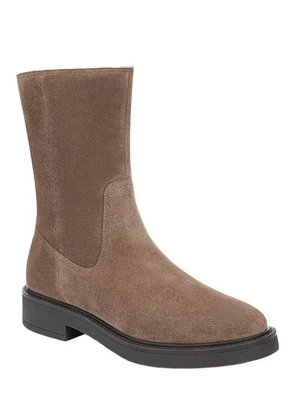 Veronica Beard Creswell Shearling Boots - Bark