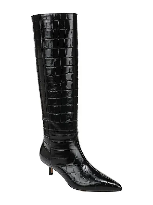 Veronica Beard Lisa 45 Tall Boots - Black