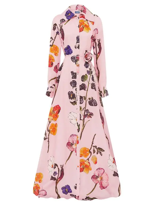LEO LIN Josephine Silk Gown - Floral