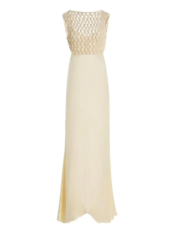NIA THOMAS Alma Silk Top And Dress Set - Ivory