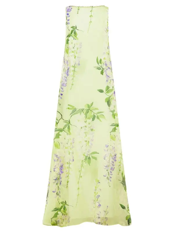 LEO LIN Yumei Open-back Gown - Yellow