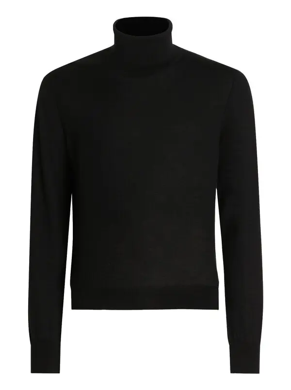 Dolce & Gabbana Cashmere Turtleneck Pullover - Black