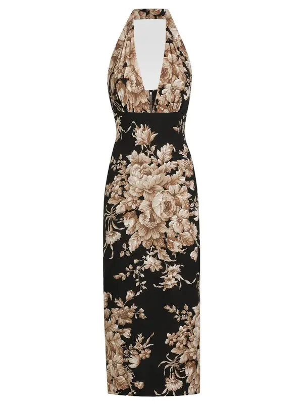Dolce & Gabbana Rose- Charmeuse Dress - Print