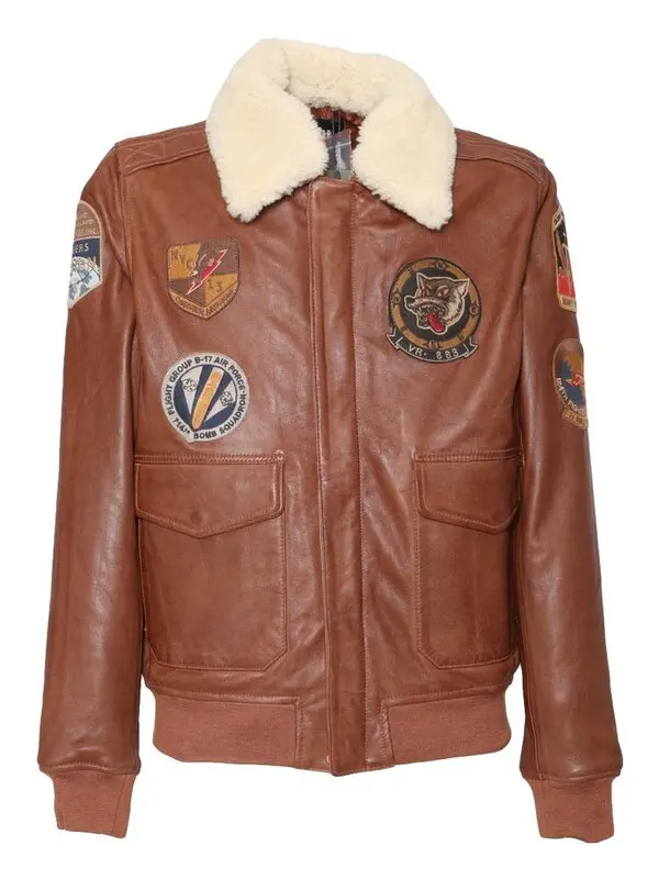SCHOTT Leather Jacket - Brown