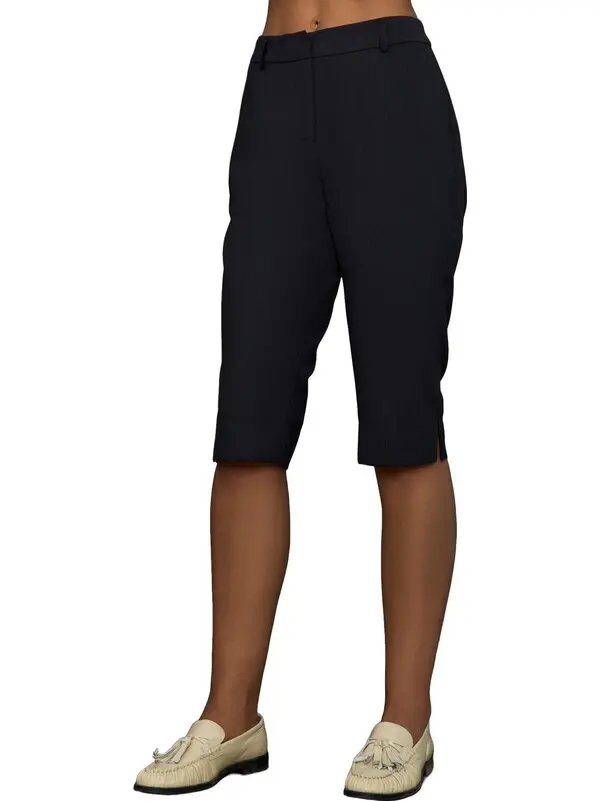 HERSKIND Aliyah Capri Pants - Navy Melange