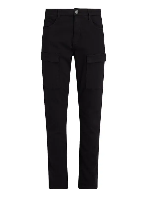 Paige Maddox Cotton-blend Twill Cargo Pants - Black