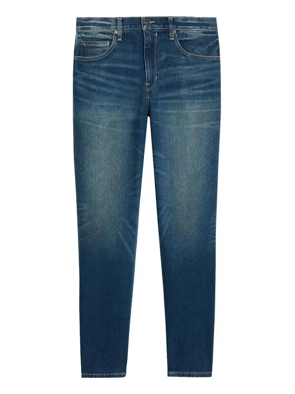Paige Wilcox Tapered Denim Jeans - Dark Denim
