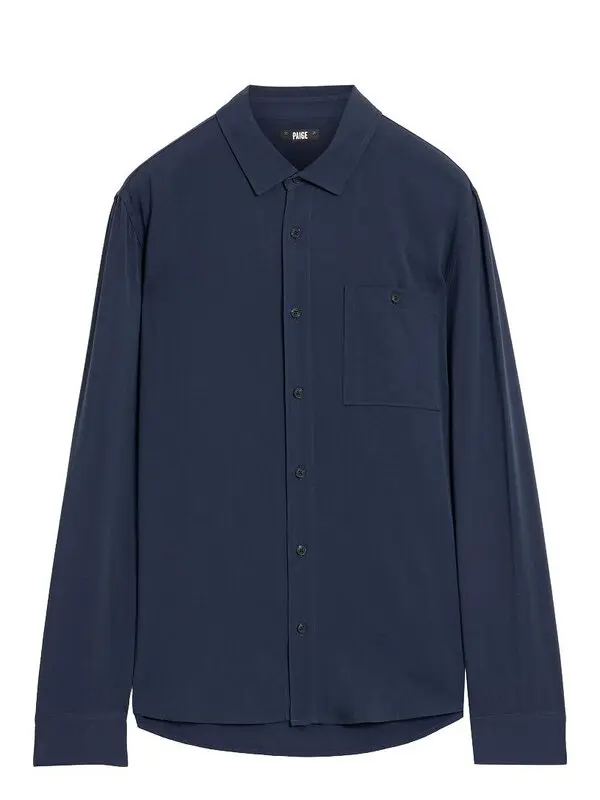 Paige Wardin Twill Shirt - Navy
