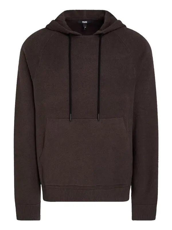 Paige Knitted Hoodie - Chocolate
