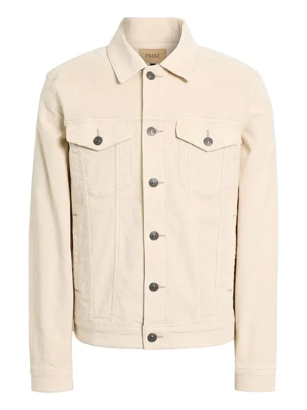 Paige Cotton-blend Corduroy Jacket - Ecru