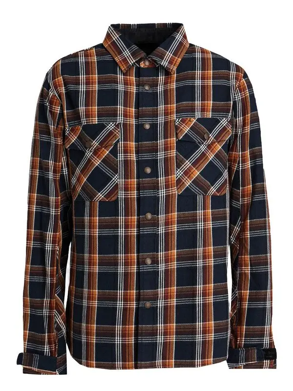 Rag & Bone Jack Checked Cottonflannel Shirt - Midnight Blue