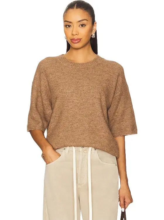 Free People Margot Sweater Tee - Pearl Melange