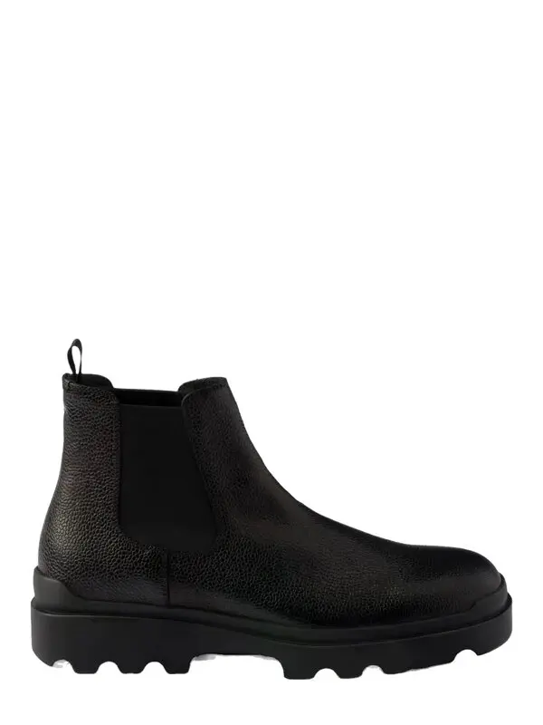 Prada Elastic-panelled Rubber-sole Boots - Black