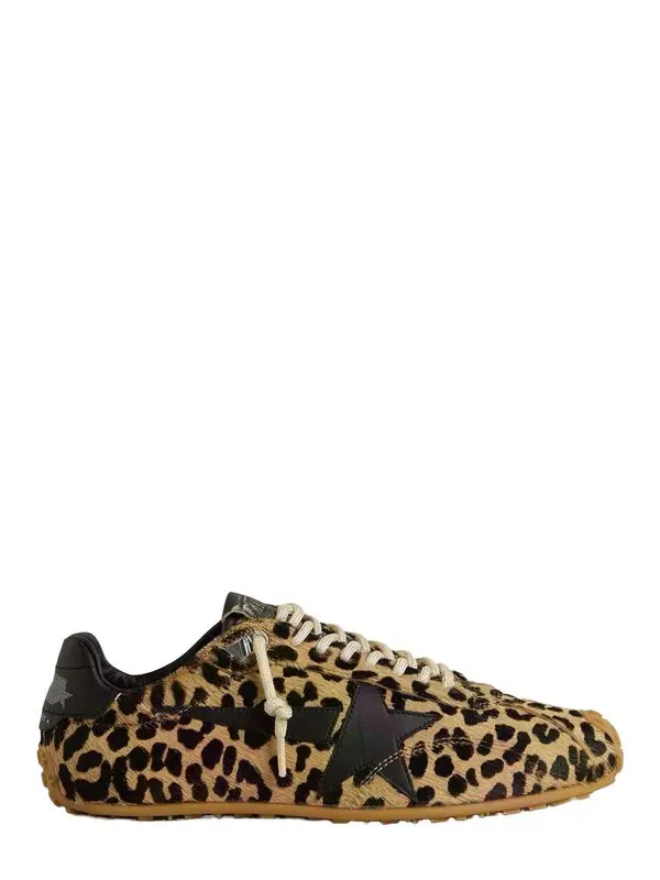 GOLDEN GOOSE Marathon Speed Leopard Sneakers - Brown