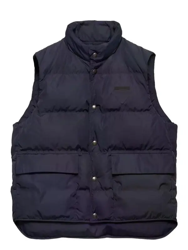 Prada Puffer Vest - Blue