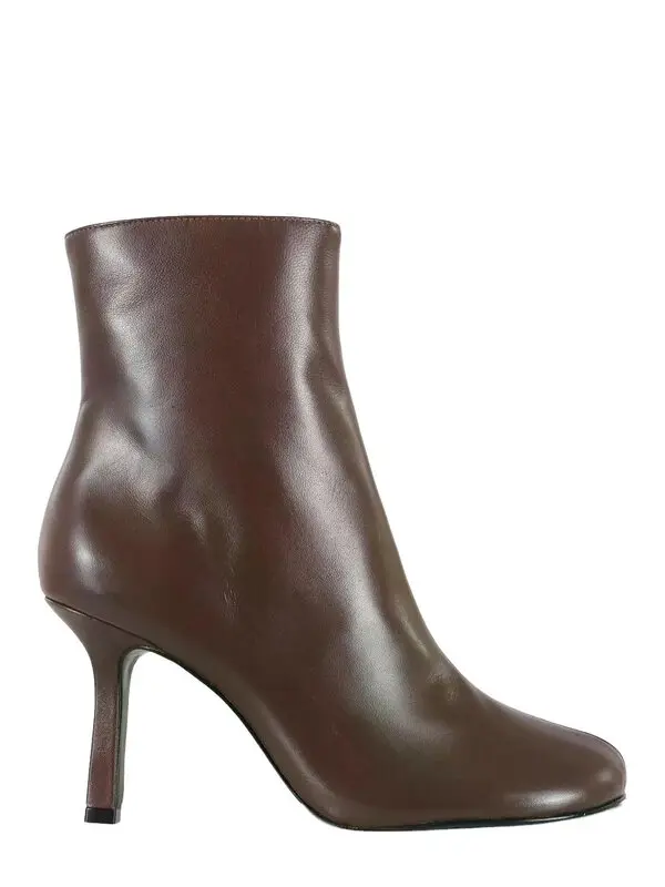 Schutz 85mm Brielle Leather Boots - Brown
