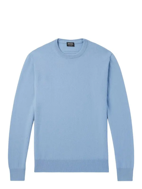 Zegna Oasi Cashmere Sweater - Blue