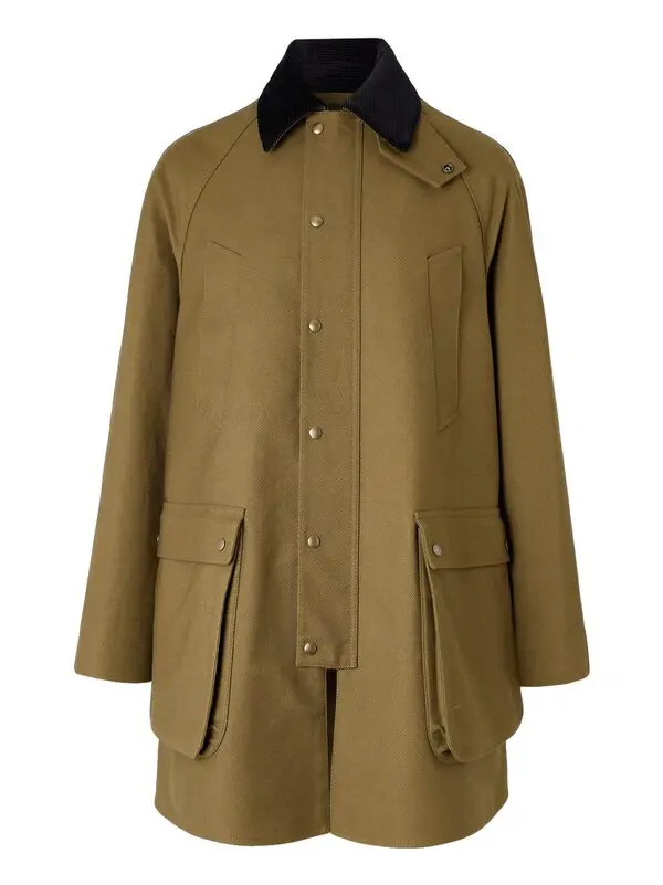 Loewe Trapeze Cotton-drill Jacket - Green