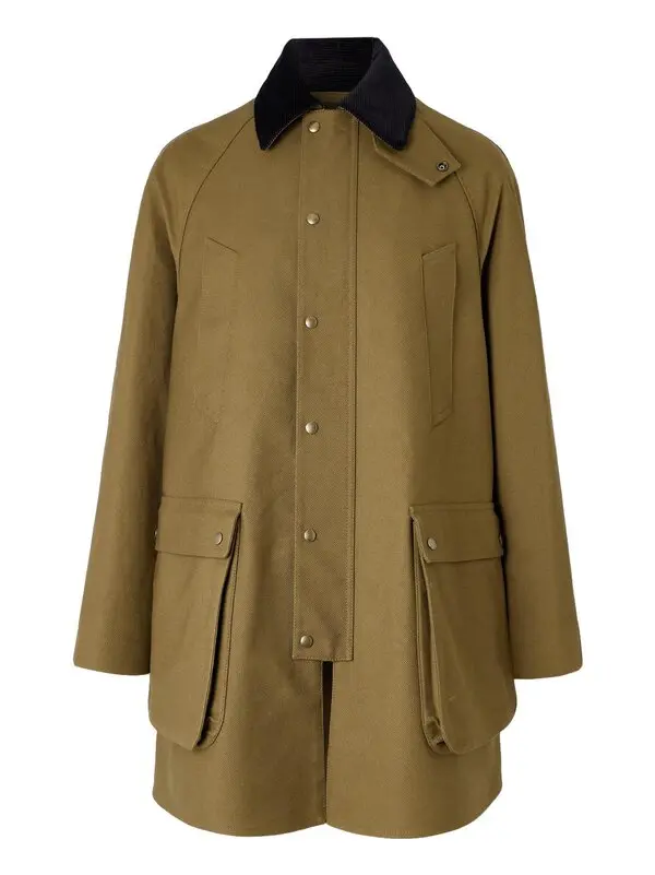 Loewe Trapeze Cotton-drill Jacket - Green