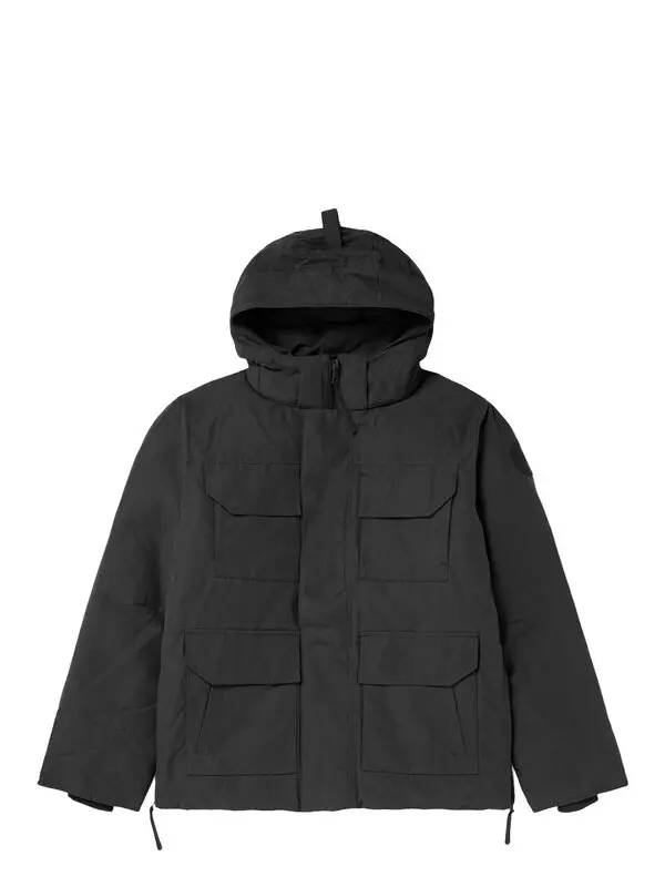 Canada Goose Maitland Padded Cotton-blend Canvas Down Parka - Black