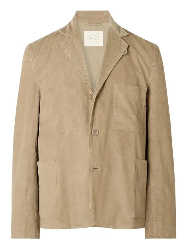 KARDO Cotton-corduroy Blazer - Neutrals