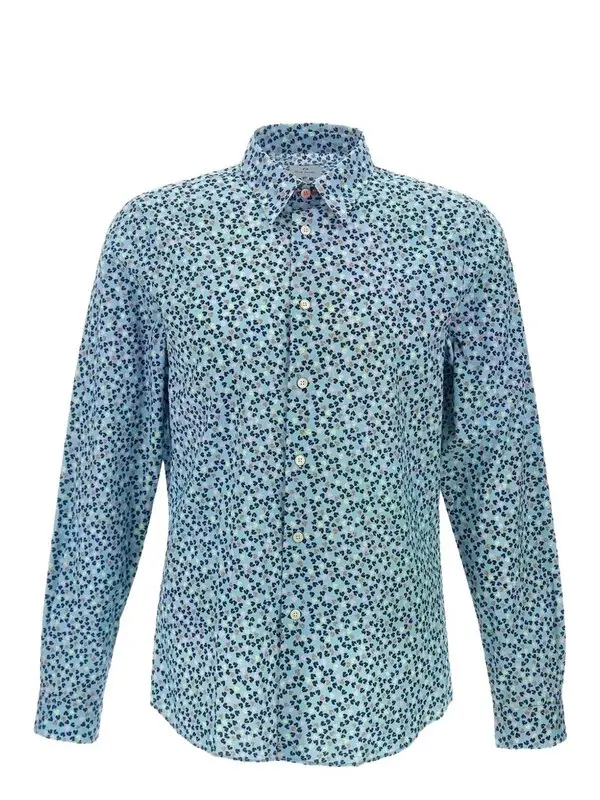 Paul Smith Floral-print Shirt - Blue