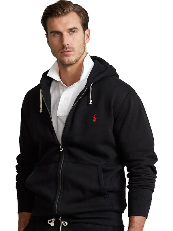 Ralph Lauren Fleece Full-zip Hoodie - Polo Black