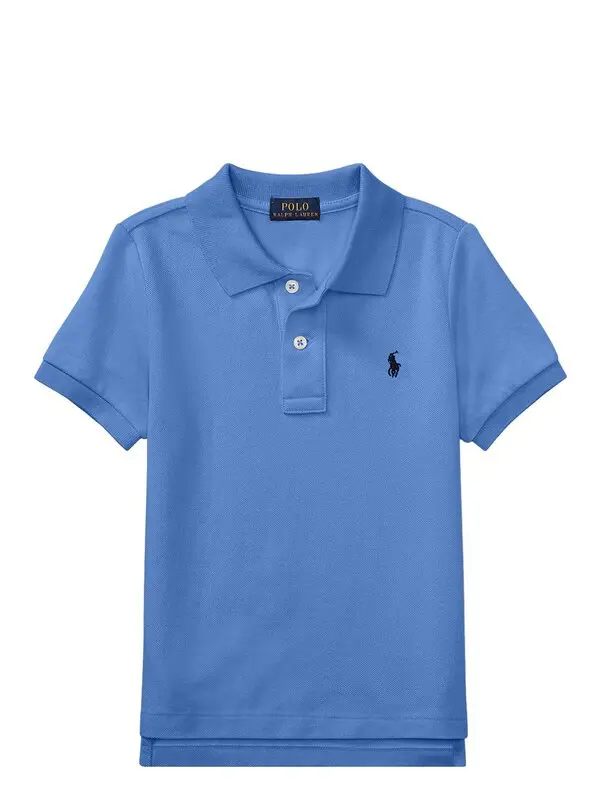 Ralph Lauren The Iconic Mesh Polo Shirt - Blue