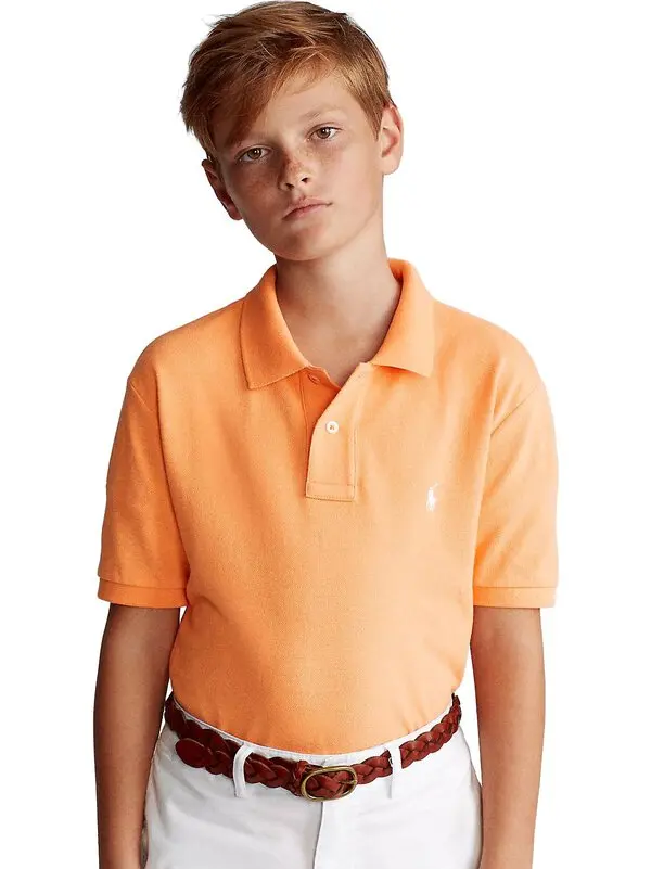 Ralph Lauren The Iconic Mesh Polo Shirt - Key West Orange