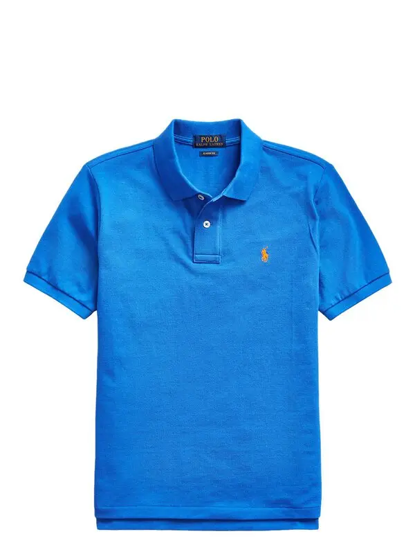 Ralph Lauren The Iconic Mesh Polo Shirt - New Iris Blue