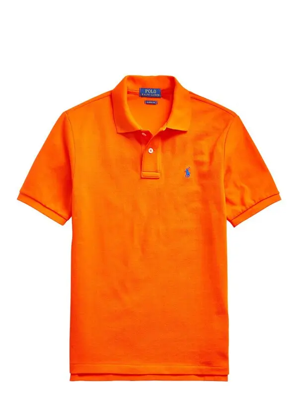 Ralph Lauren The Iconic Mesh Polo Shirt - Sailing Orange