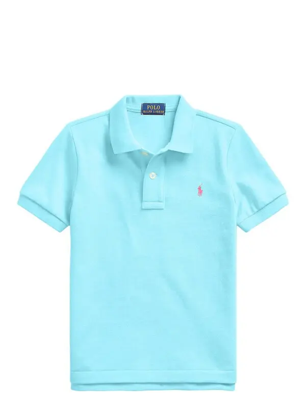 Ralph Lauren The Iconic Mesh Polo Shirt - Turquoise Nova