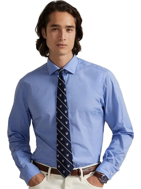 Ralph Lauren Custom Fit Poplin Shirt - Blue