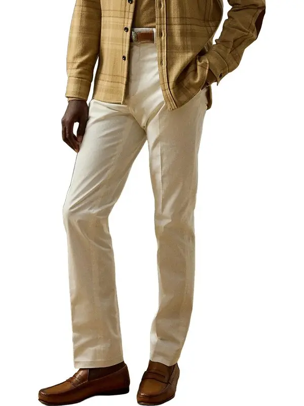Ralph Lauren Slim Fit Stretch Chino Trouser - Deckwash White