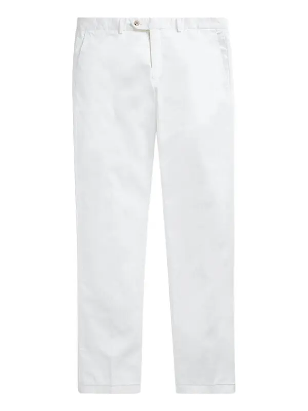Ralph Lauren Slim Fit Stretch Chino Trouser - Deckwash White