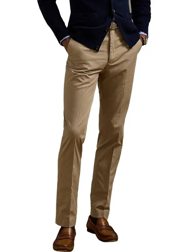 Ralph Lauren Slim Fit Stretch Chino Trouser - Modern Khaki