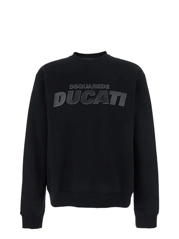 Dsquared2 Ducati X D2 Cotton Sweatshirt - Black