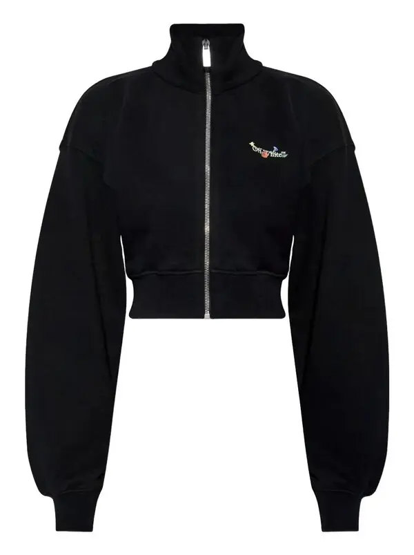 Off-White Floral Knitwear - Black