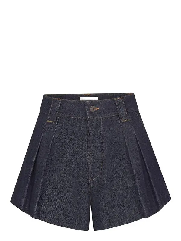 FRAME The Structural Denim Shorts - Rinse