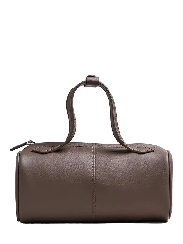 FREJA Jane Barrel Shoulder Bag - Espresso