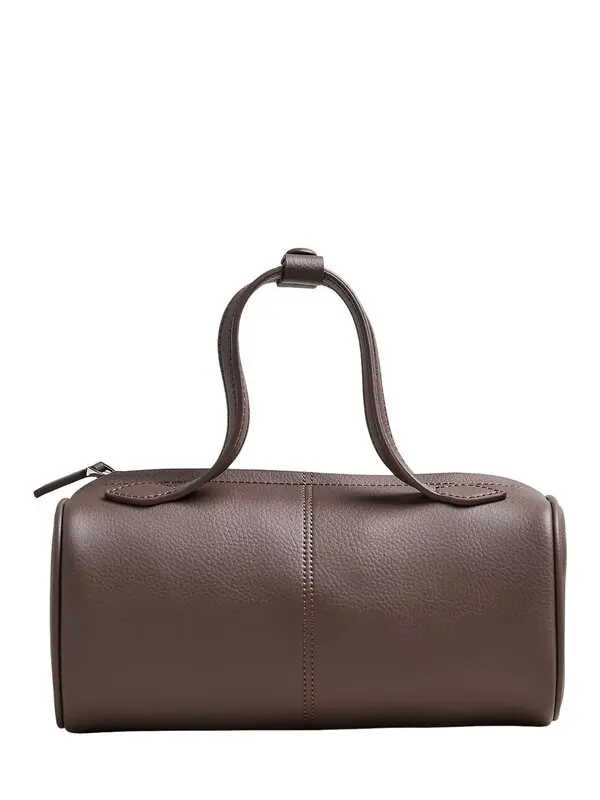 FREJA Jane Barrel Shoulder Bag - Espresso