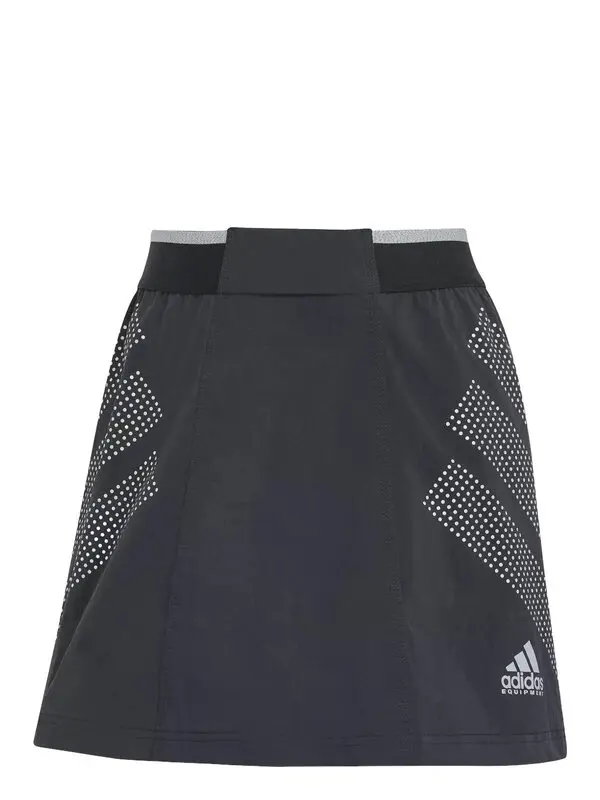 Adidas Logo-print Mini Skirt - Black
