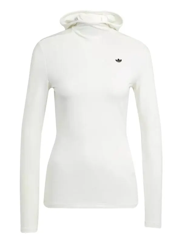 Adidas Long-sleeve Hooded T-shirt - White