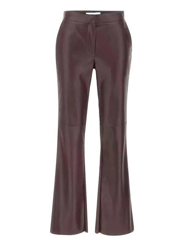 KAOS Faux-leather Trousers - Red