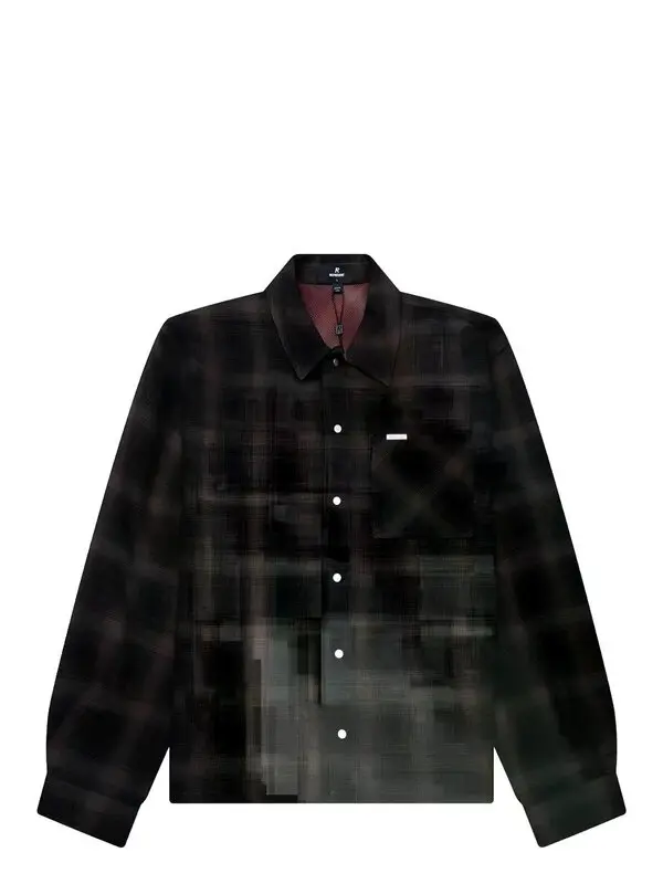REPRESENT Reversible Check Shirt - Brown