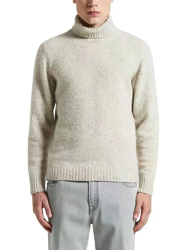 Peserico Roll-neck Sweater - Neutrals