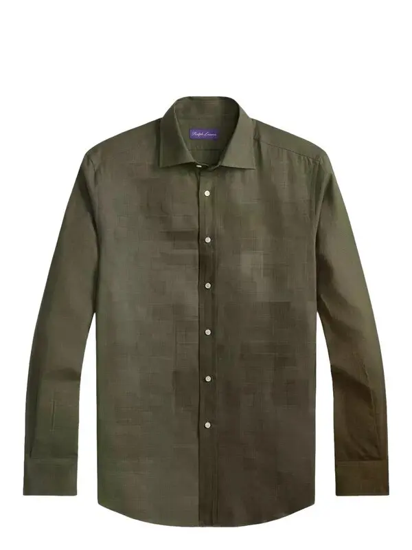 Ralph Lauren Purple Label Long-sleeves Cotton Shirt - Green