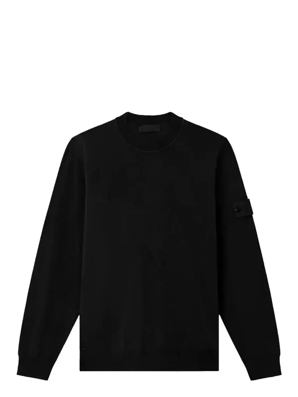 Stone Island Crew-neck Wool Sweater - Blue