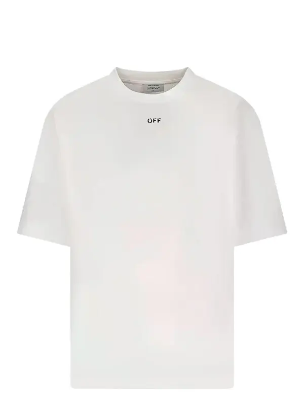 Off-White Thinkman Logo-print T-shirt - White